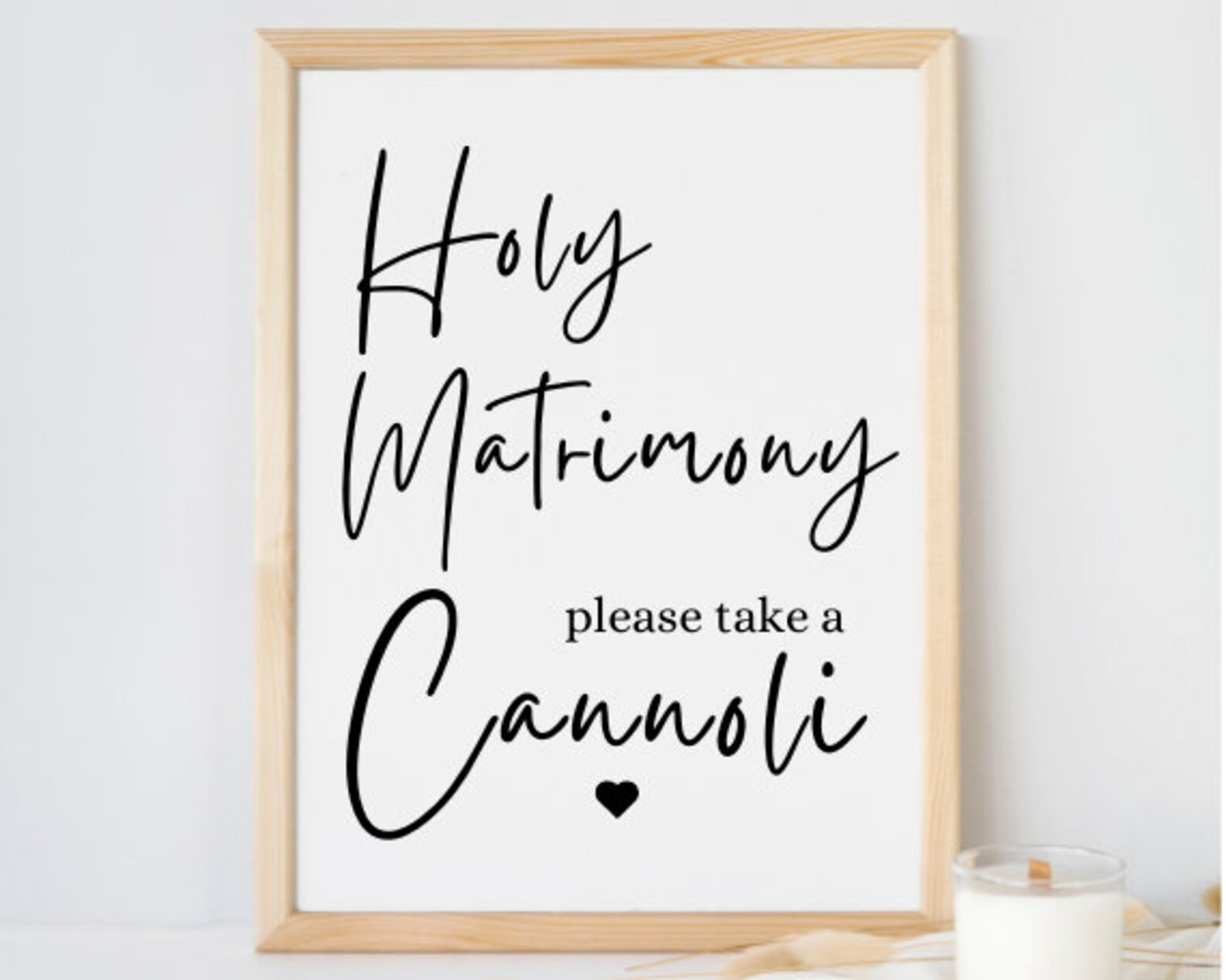 Cannoli Dessert Bar Sign for Wedding or Party, Unique Dessert Table ...