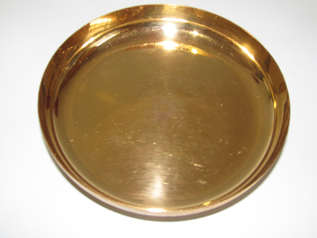 Gilt Bowl Paten for Altar Chalice - Etsy