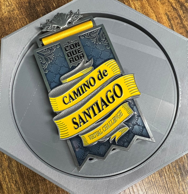 The Conqueror Virtual Challenge Finisher Medal Display Holder - Etsy Canada
