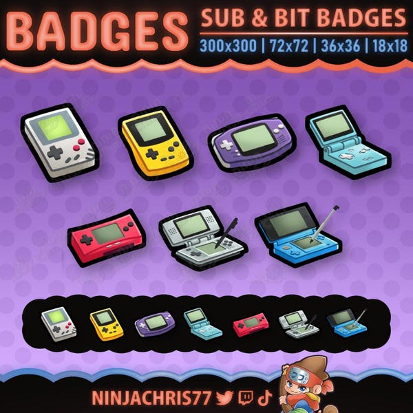 3ds Badges - Etsy