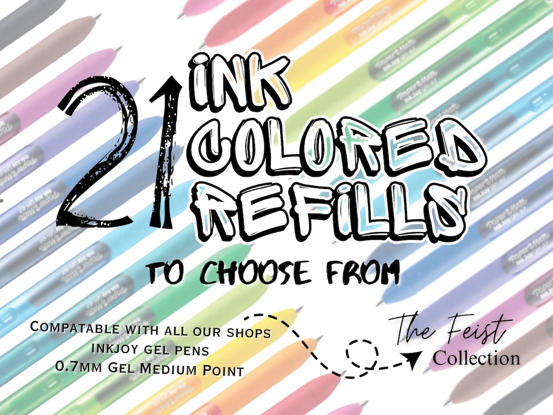 Color Ink Refills: Papermate Inkjoy Gel Pens, 0.7mm Medium Point - Etsy