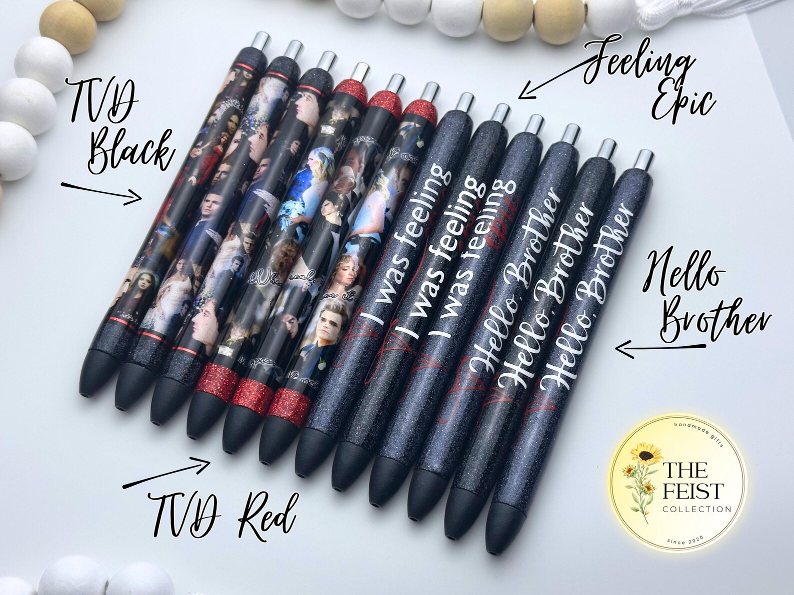 Vampire Diaries Glitter Pen: Mystic Falls TVD Inkjoy Gel Pen - Etsy
