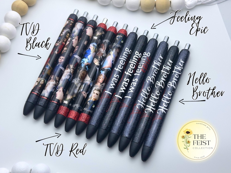 Vampire Diaries Glitter Pen: Mystic Falls TVD Inkjoy Gel Pen - Etsy