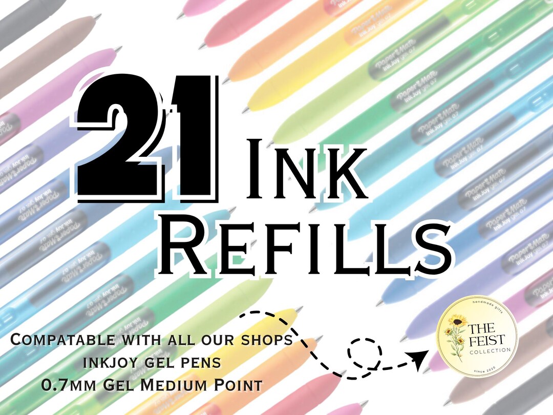 Color Ink Refills: Papermate Inkjoy Gel Pens, 0.7mm Medium Point - Etsy