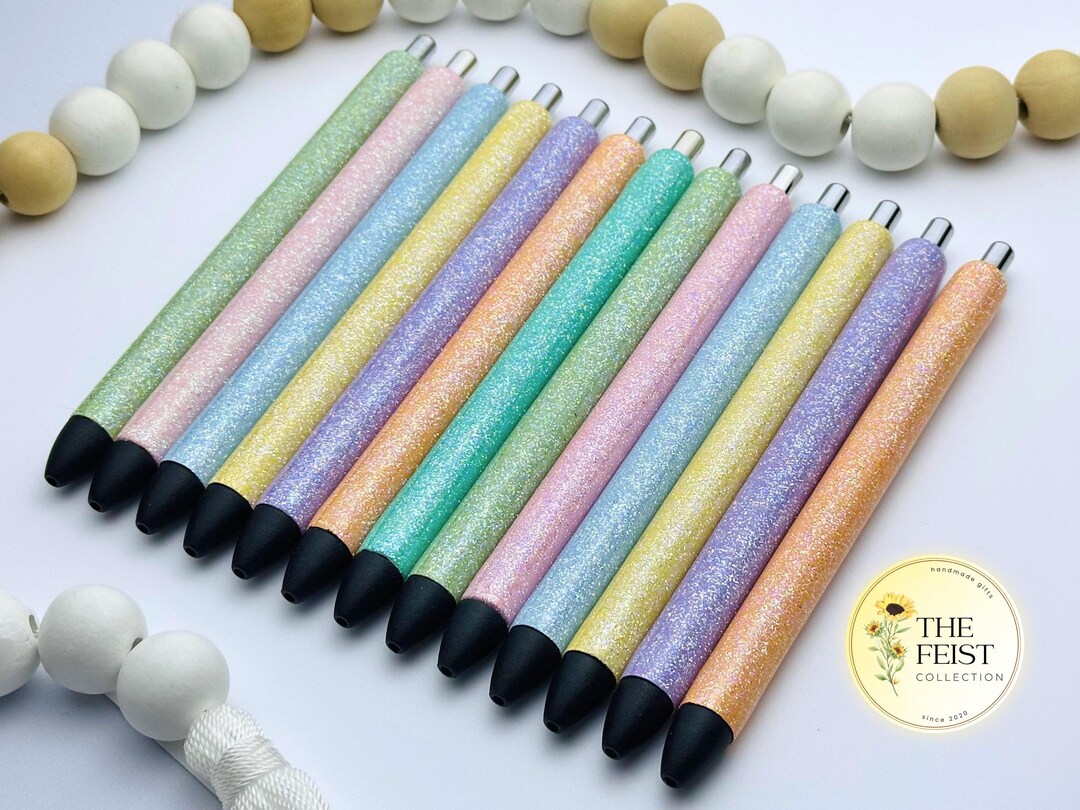 Pastel Glitter Inkjoy Gel Pen: Black Ink, Refillable - Etsy
