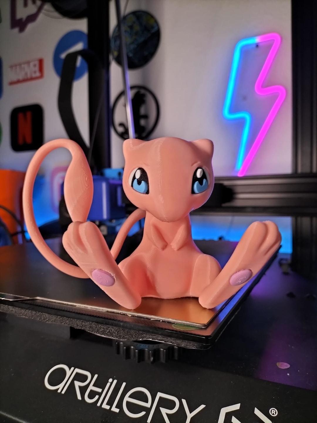Piecewise Mew 3D Model STL File High Quality Pokémon Sculpture Digital ...