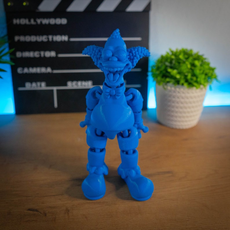 Krusty the Clown From the Simpsons Flexible and Moving - Etsy