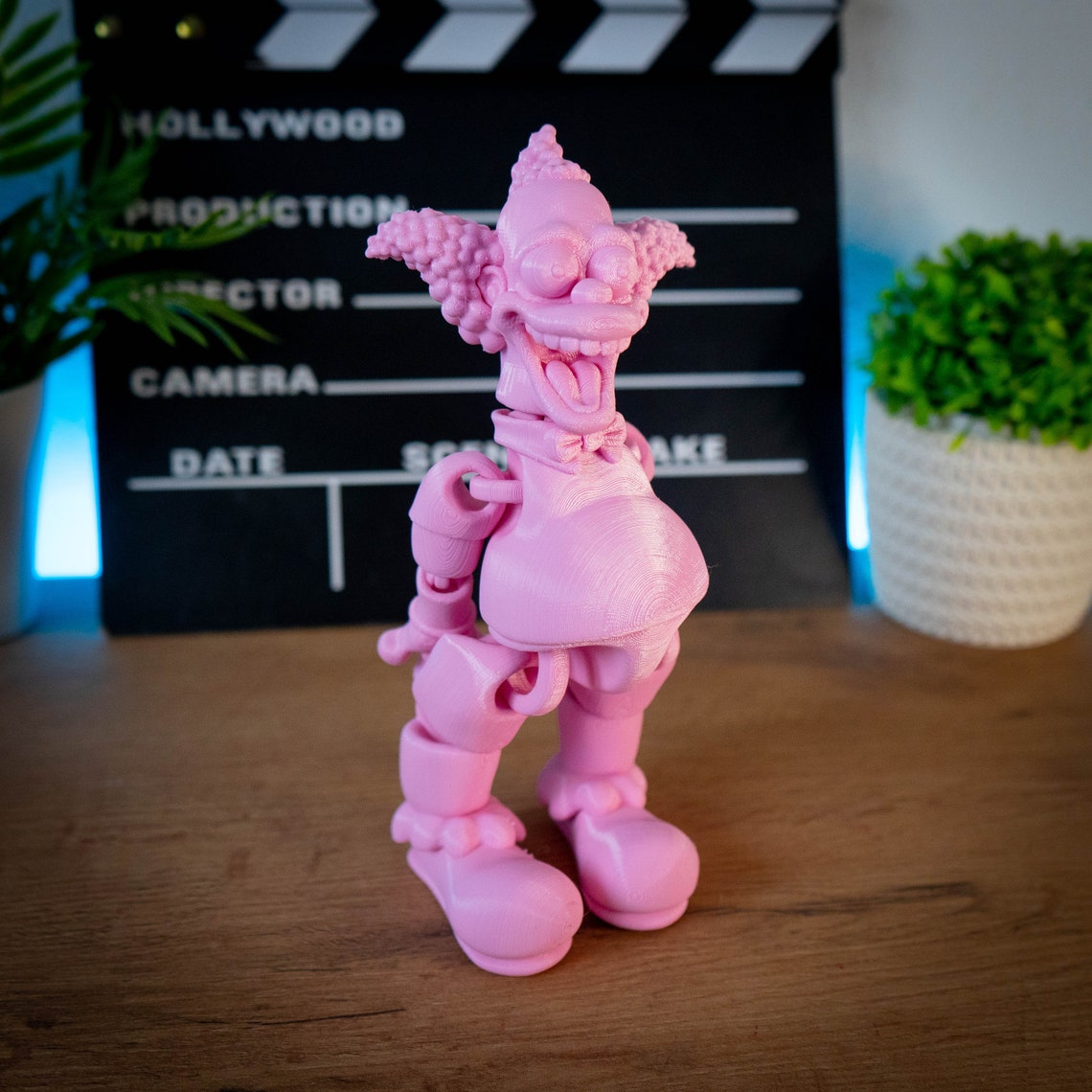Krusty the Clown From the Simpsons Flexible and Moving - Etsy