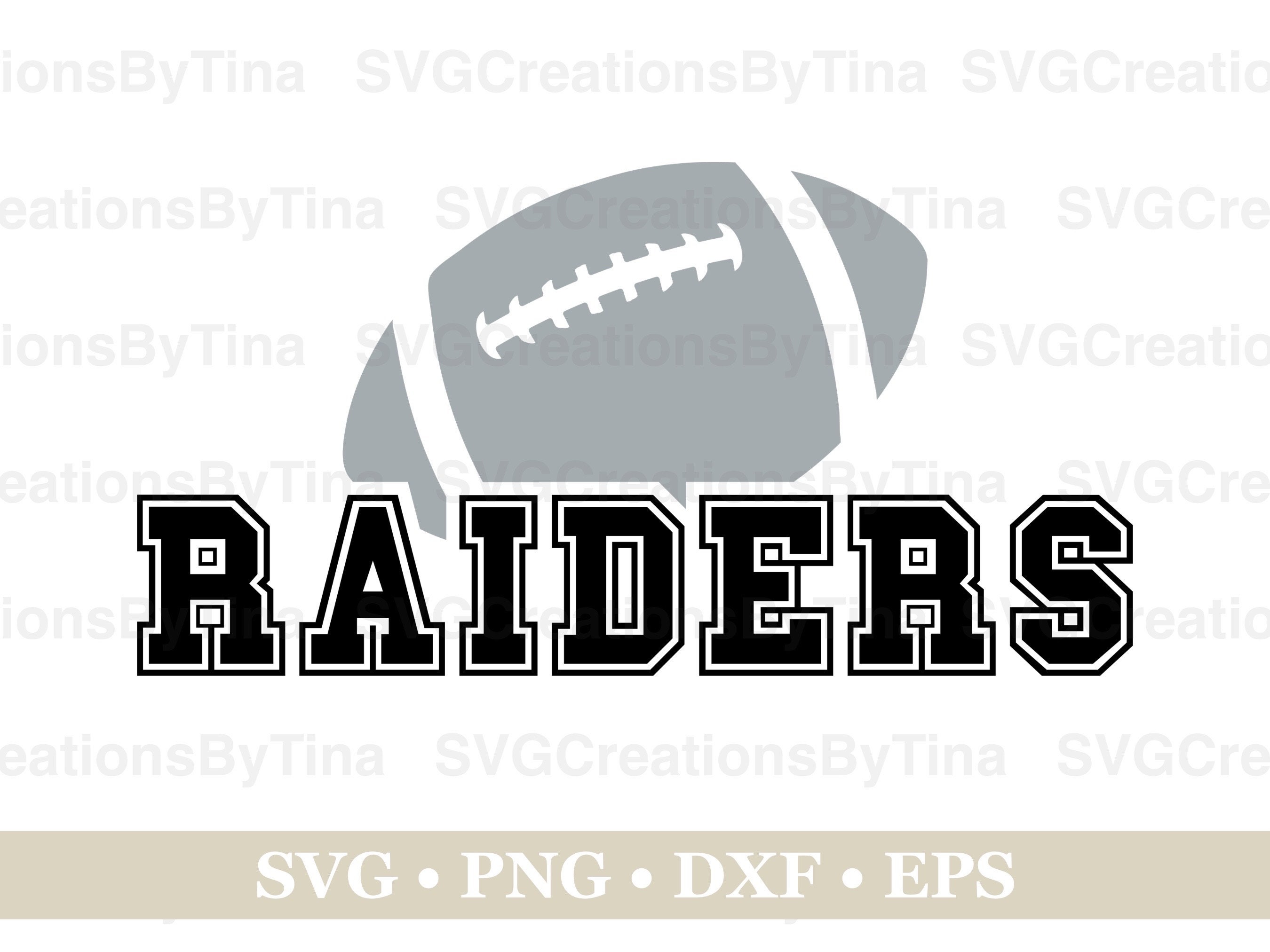 Raiders Football SVG Png Dxf Eps Football Shirt Design SVG - Etsy