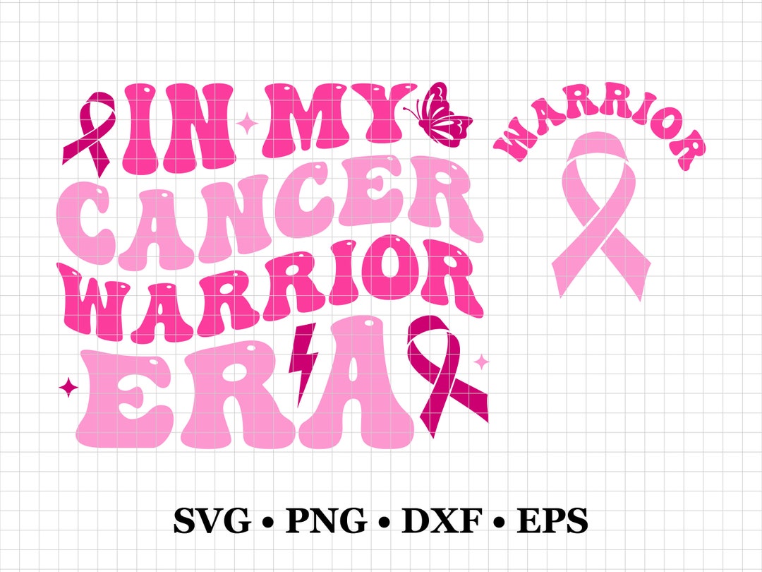 In My Cancer Warrior Era Back Design + Front Pocket Design Svg Png Dxf ...
