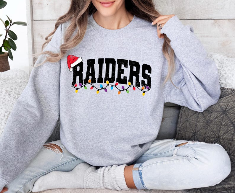 Raiders Christmas Mascot Png Sublimation File, School Mascot, Team ...