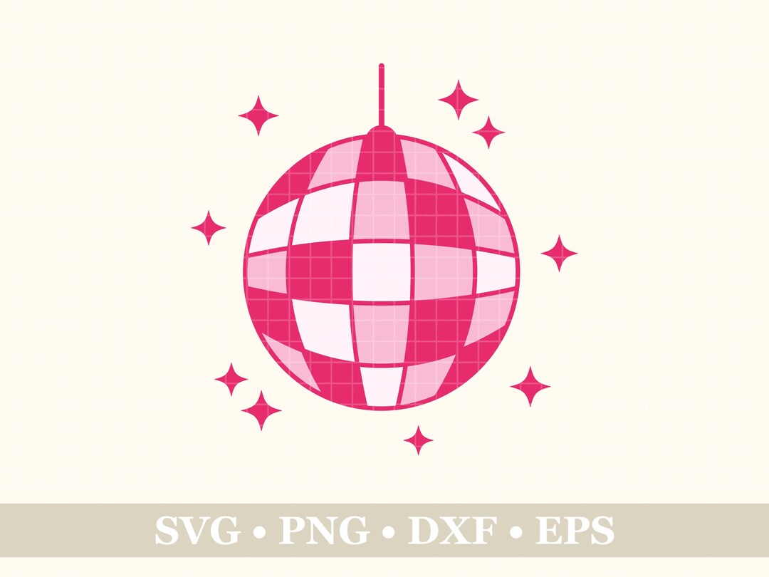Disco Ball SVG, PNG, Eps, Dxf, Disco SVG, Sublimation Design, Party Svg ...