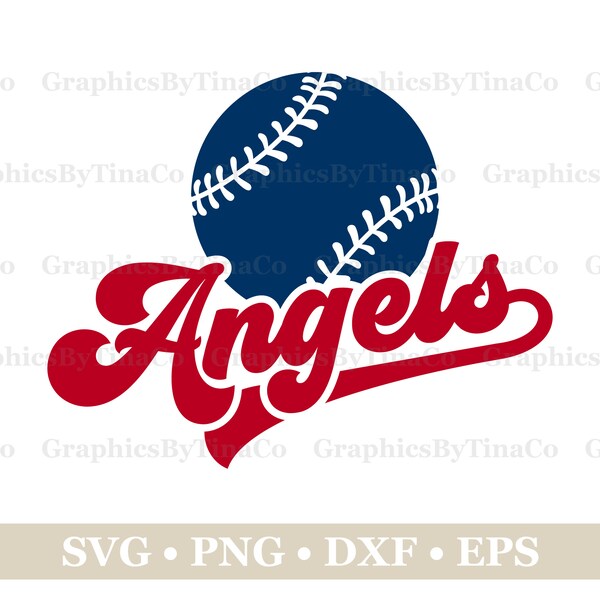 Angels Baseball - Etsy