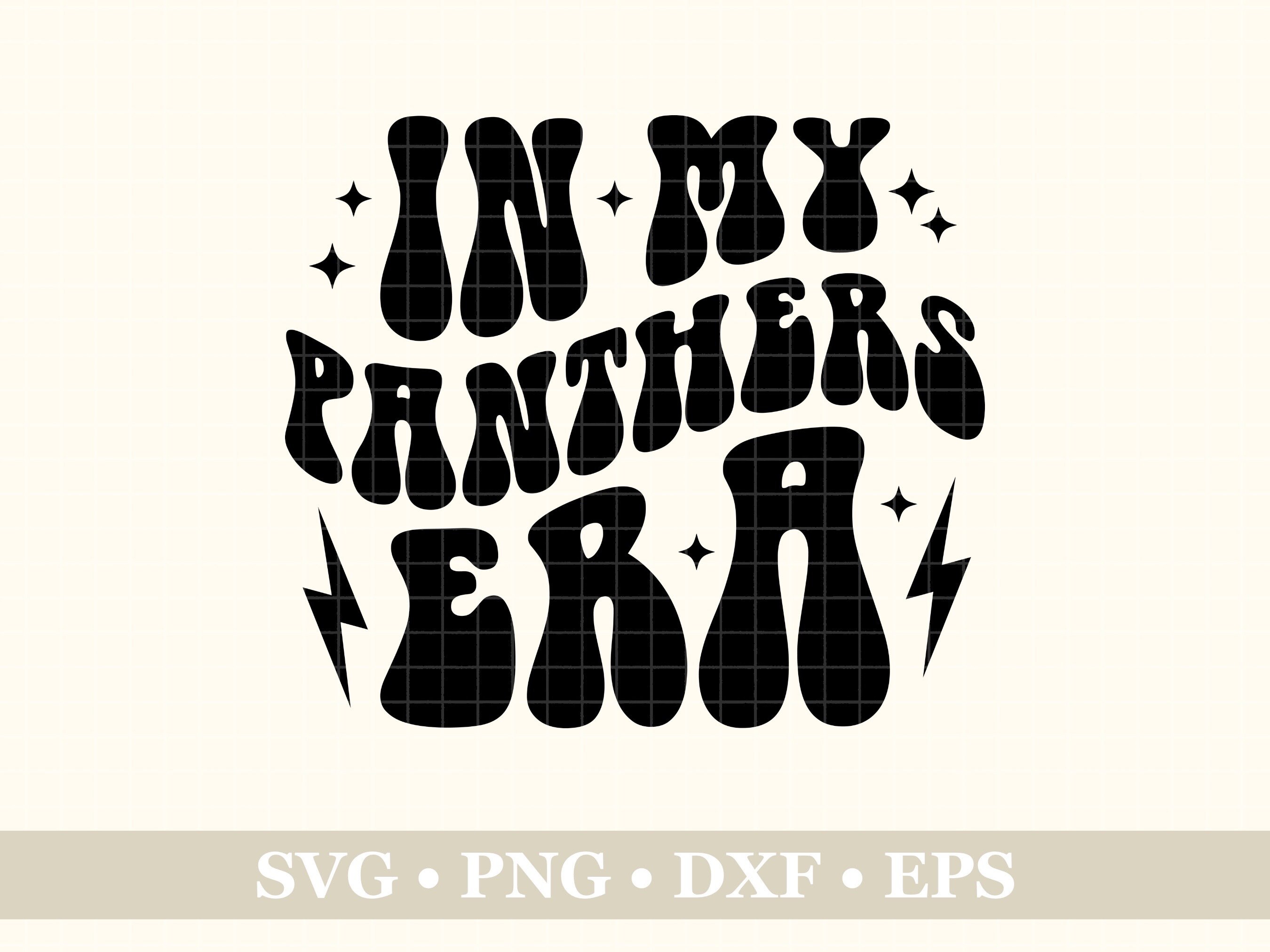 In My Panthers Era Svg Png Eps Dxf, School Mascot, Team Mascot, Shirt ...