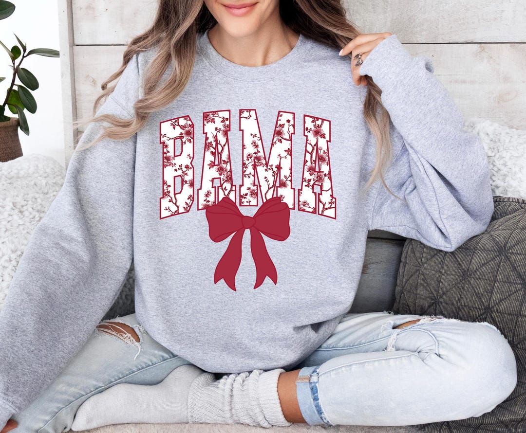 Bama Maroon Floral Toile Varsity Png Sublimation File, Mascot Png ...