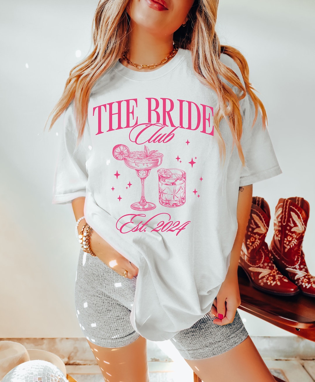 The Bride Club PNG Sublimation File, Bachelorette PNG, White and Pink ...