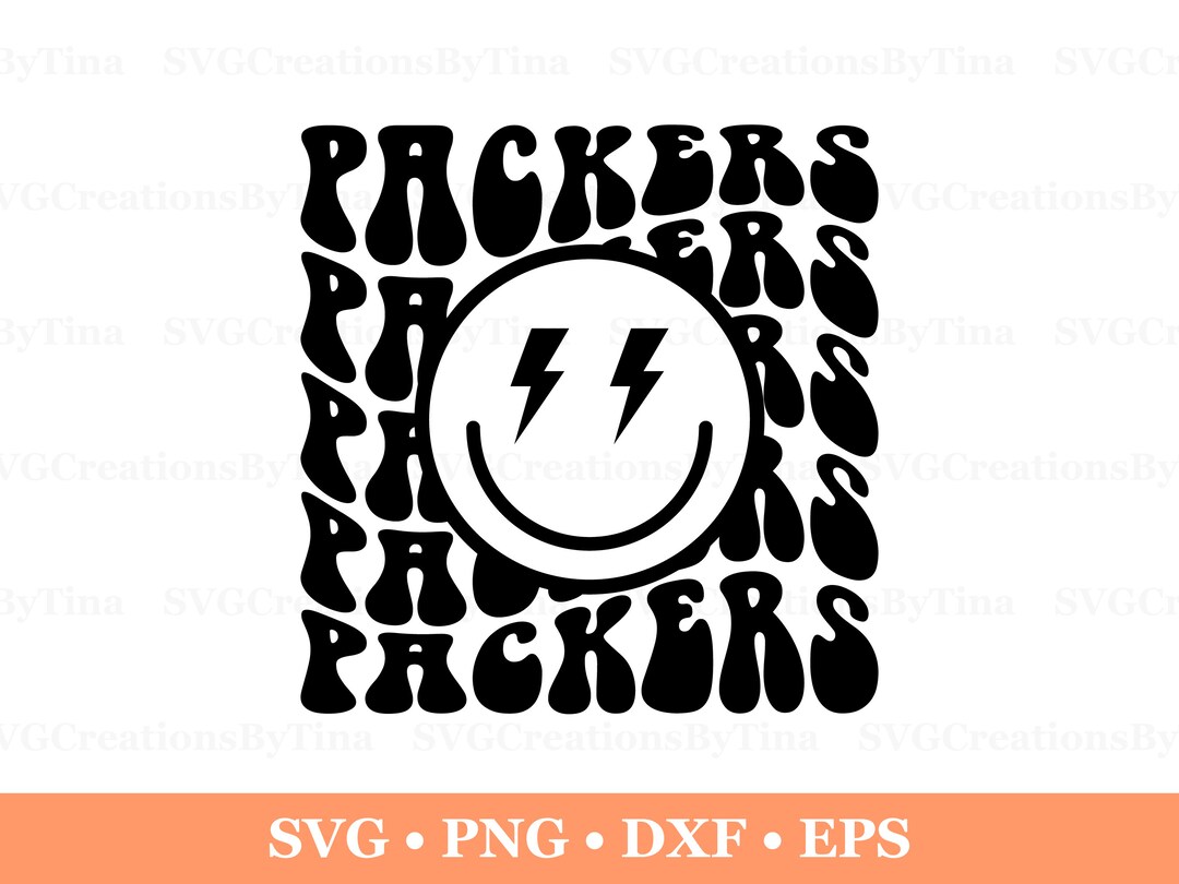 Packers Retro Wavy Mascot Svg Png Eps Dxf, School Mascot, Team Mascot ...