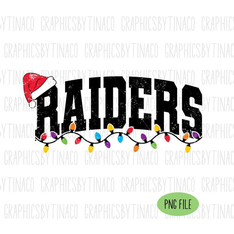 Raiders Christmas Mascot Png Sublimation File, School Mascot, Team ...