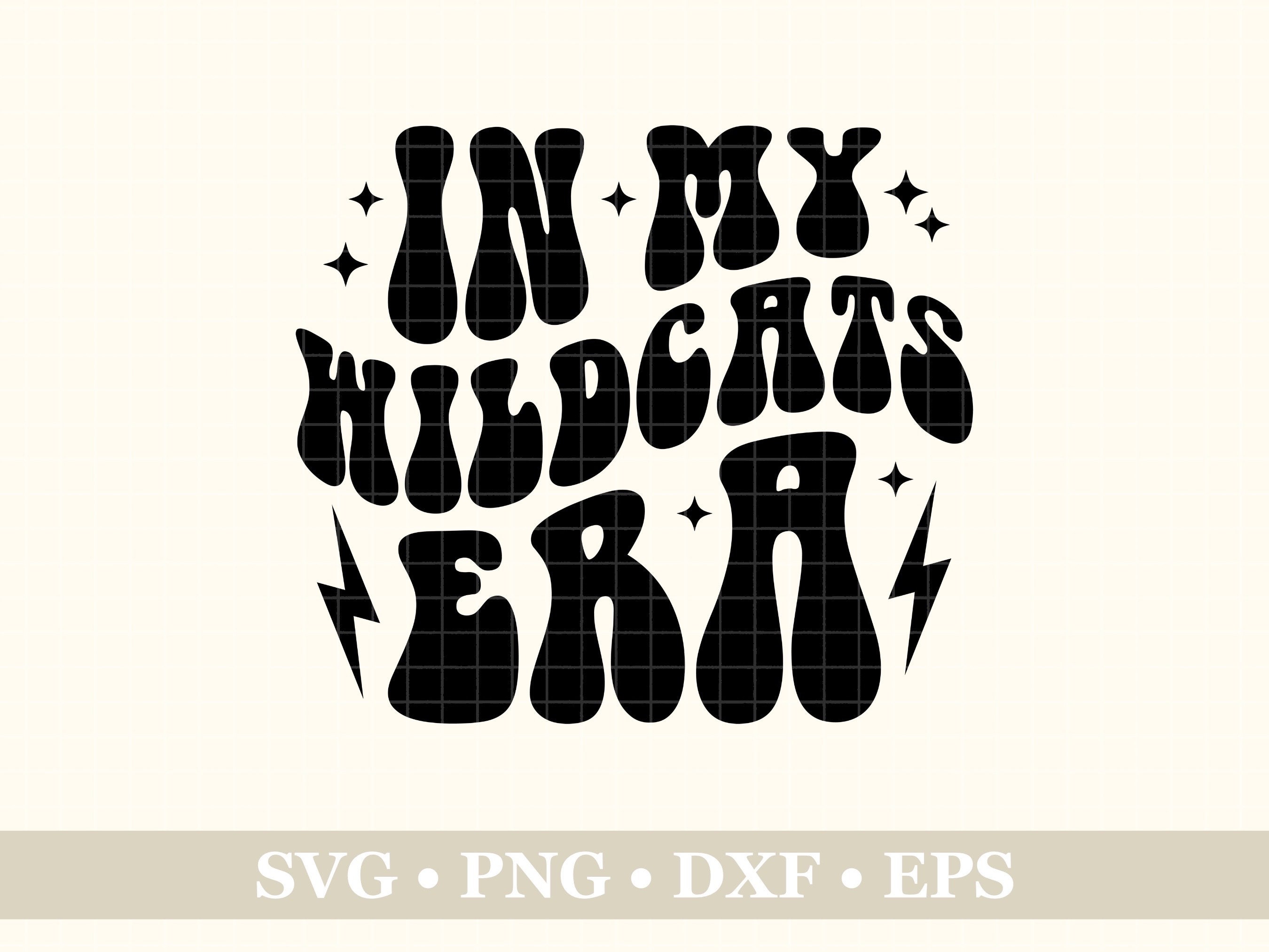 In My Wildcats Era Svg Png Eps Dxf School Mascot Team - Etsy