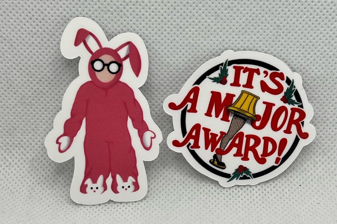 A Christmas Story Sticker, Ralphie Sticker, Ralphie, Pink Nightmare ...