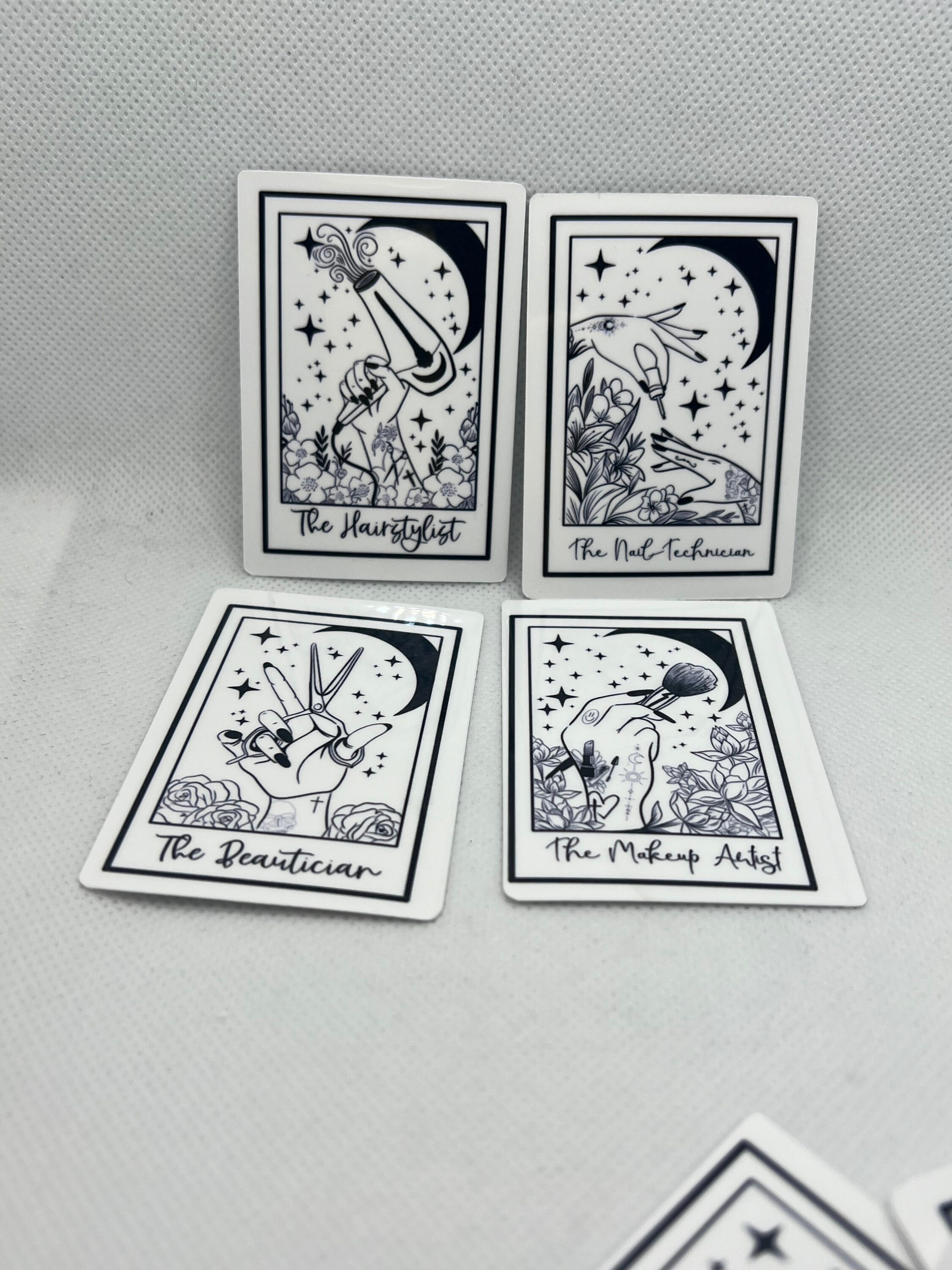 Cosmetology Tarot Cards…these Detailed-hand Drawn Tarot Card Stickers ...