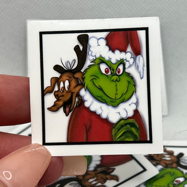 The Grinch Stickers - Etsy