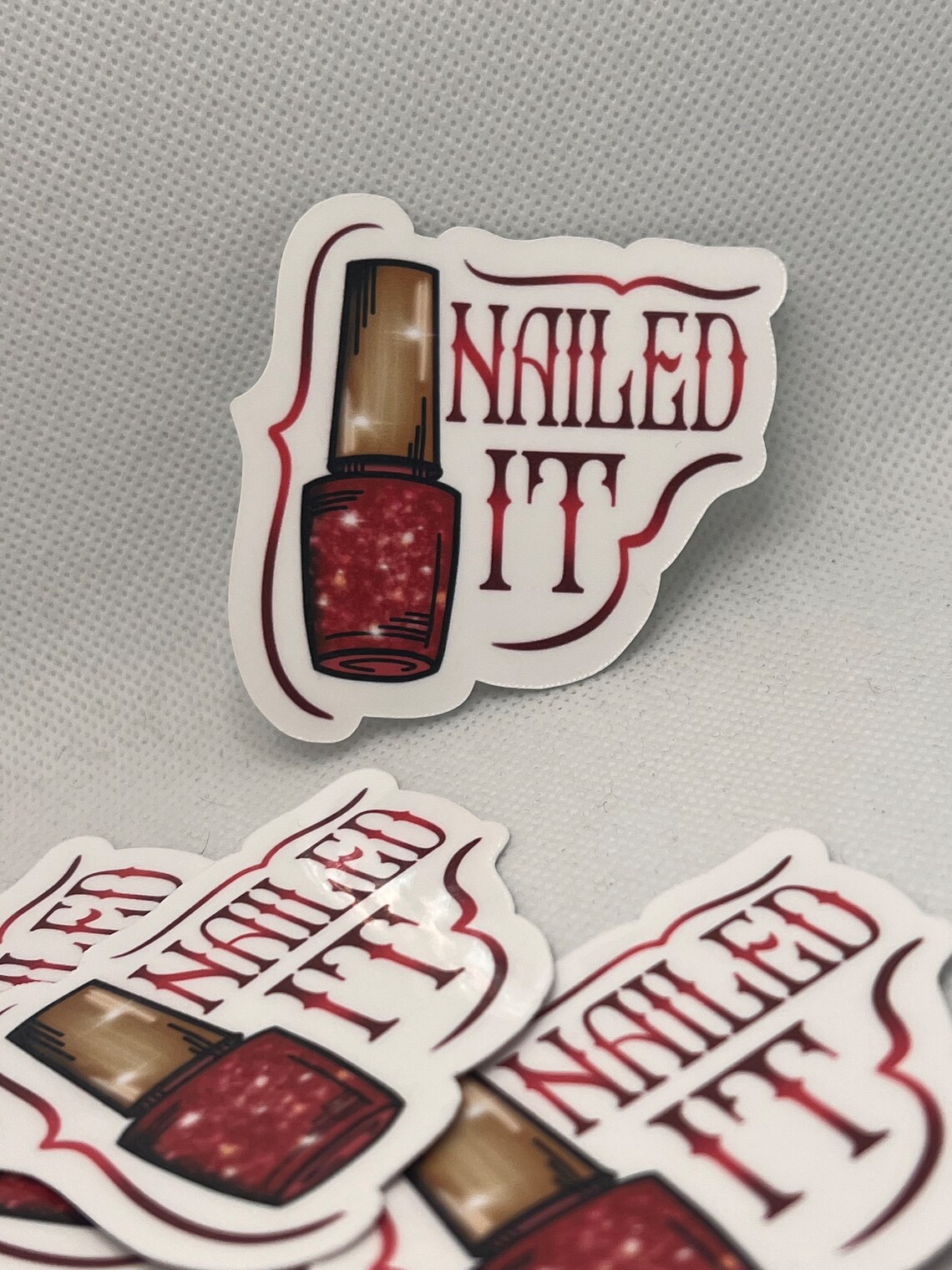 Nailed It Sticker, Nail Polish Bottle, Nail Tech Life, Manicurist ...