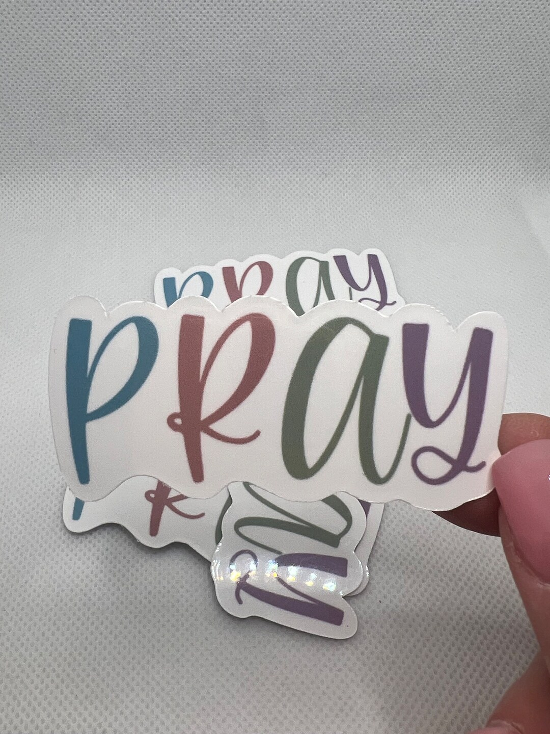 Pray Sticker, Pray Stickers, Religious Sticker, Decorative Sticker, Fun ...
