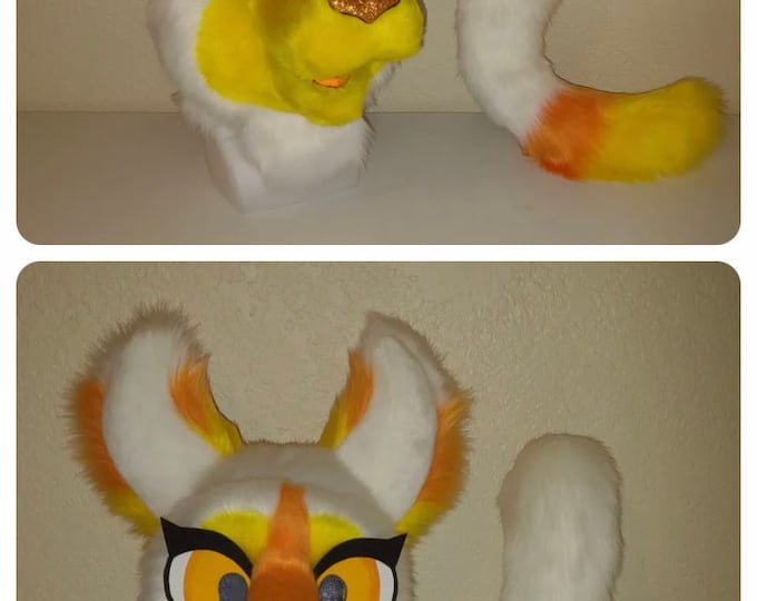 Lavafox Fursuit Partial Premade - Etsy