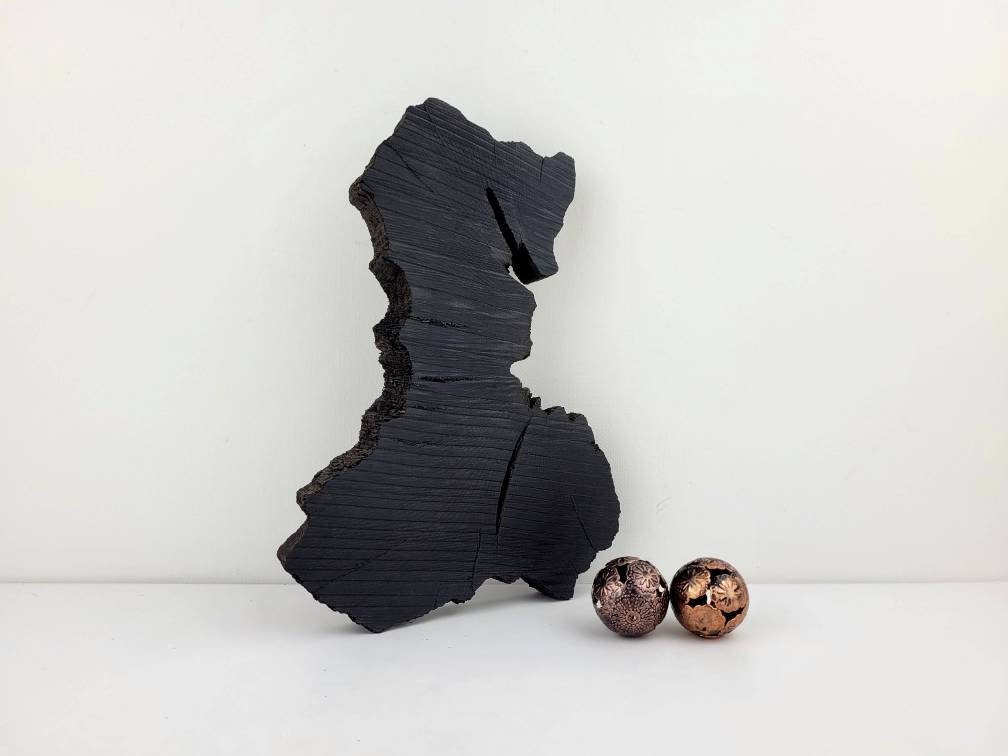 Irish Bog Oak Wood Slab Irregular Shape Bog Oak Wood Slice - Etsy