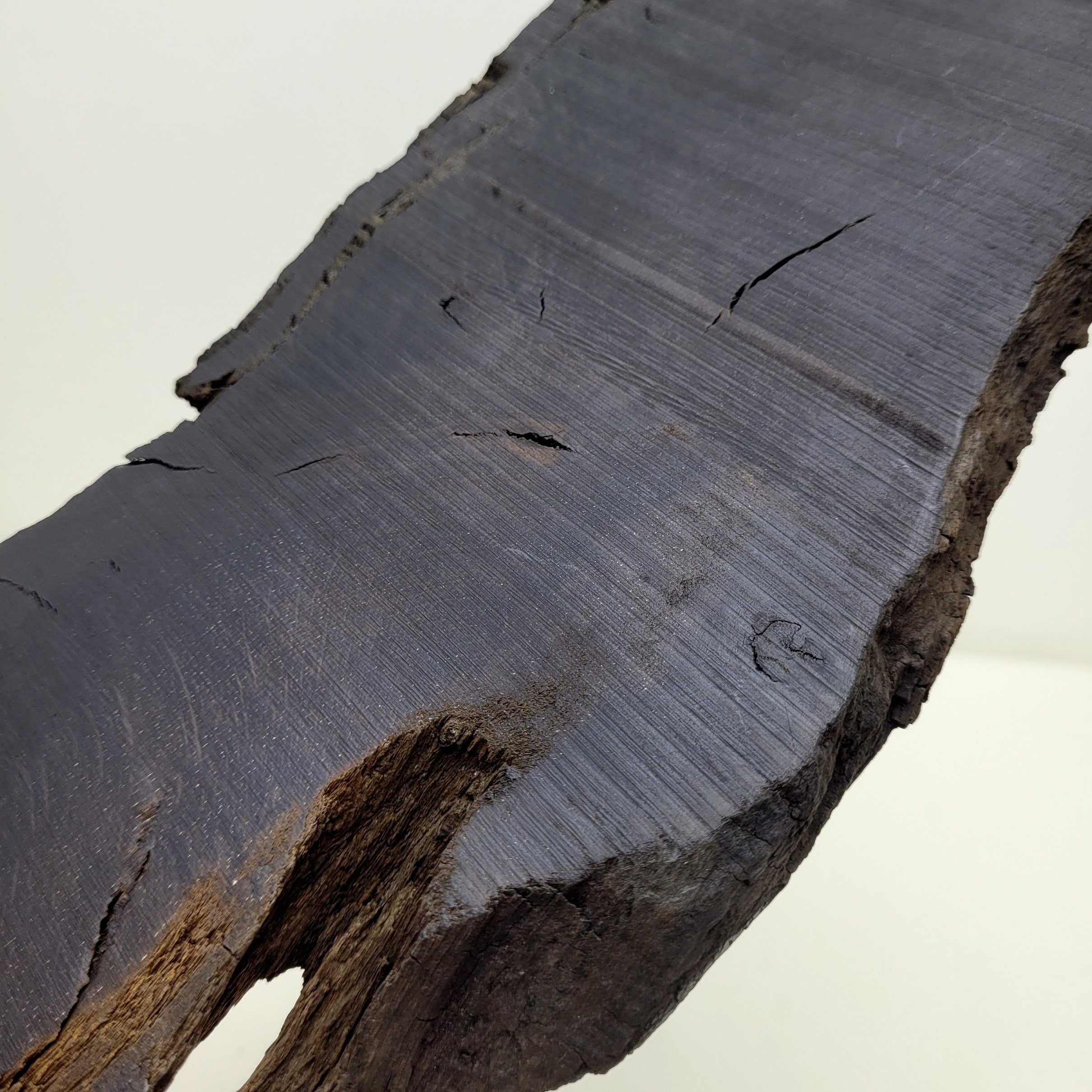 Irish Bog Oak Wood Slab Black Oak Wood Natural Sculpture - Etsy