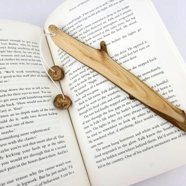 Wood Bookmark - Etsy