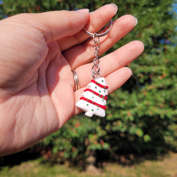 Tree Keychain - Etsy