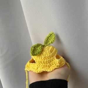 Crochet Lemon Hat for Cats - Etsy UK