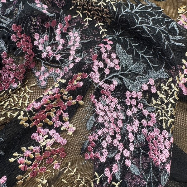 Embroidered Mesh - Etsy