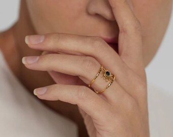 Non Tarnish Gold Ring - Etsy