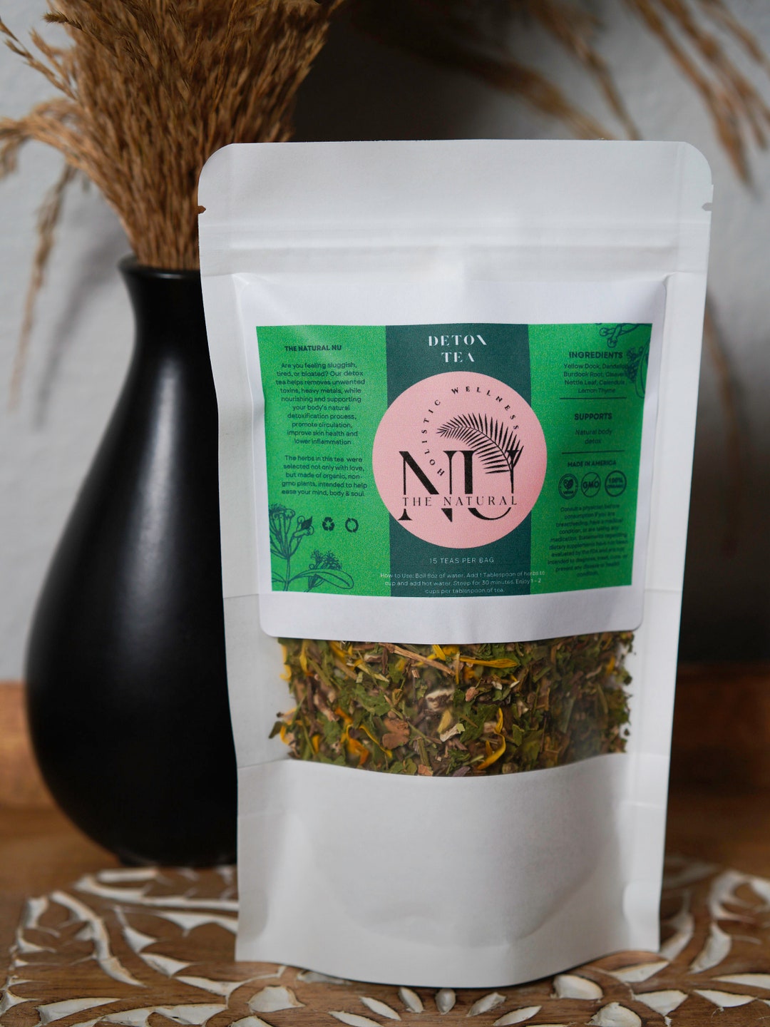 Organic Full Body Detox Tea | 2oz Loose Leaf Tea | Cleansing Tea | Tea ...
