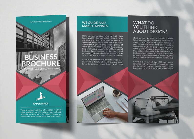 Luma Business Brochure trifold Brochure Template - Etsy
