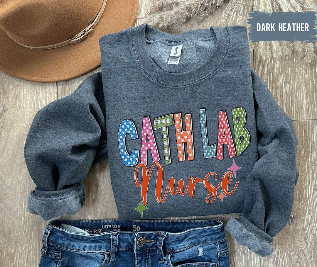 Christmas Cardiac Nurse Heart Anatomy Shirt Xmas Cath Lab CCU Nurse ...