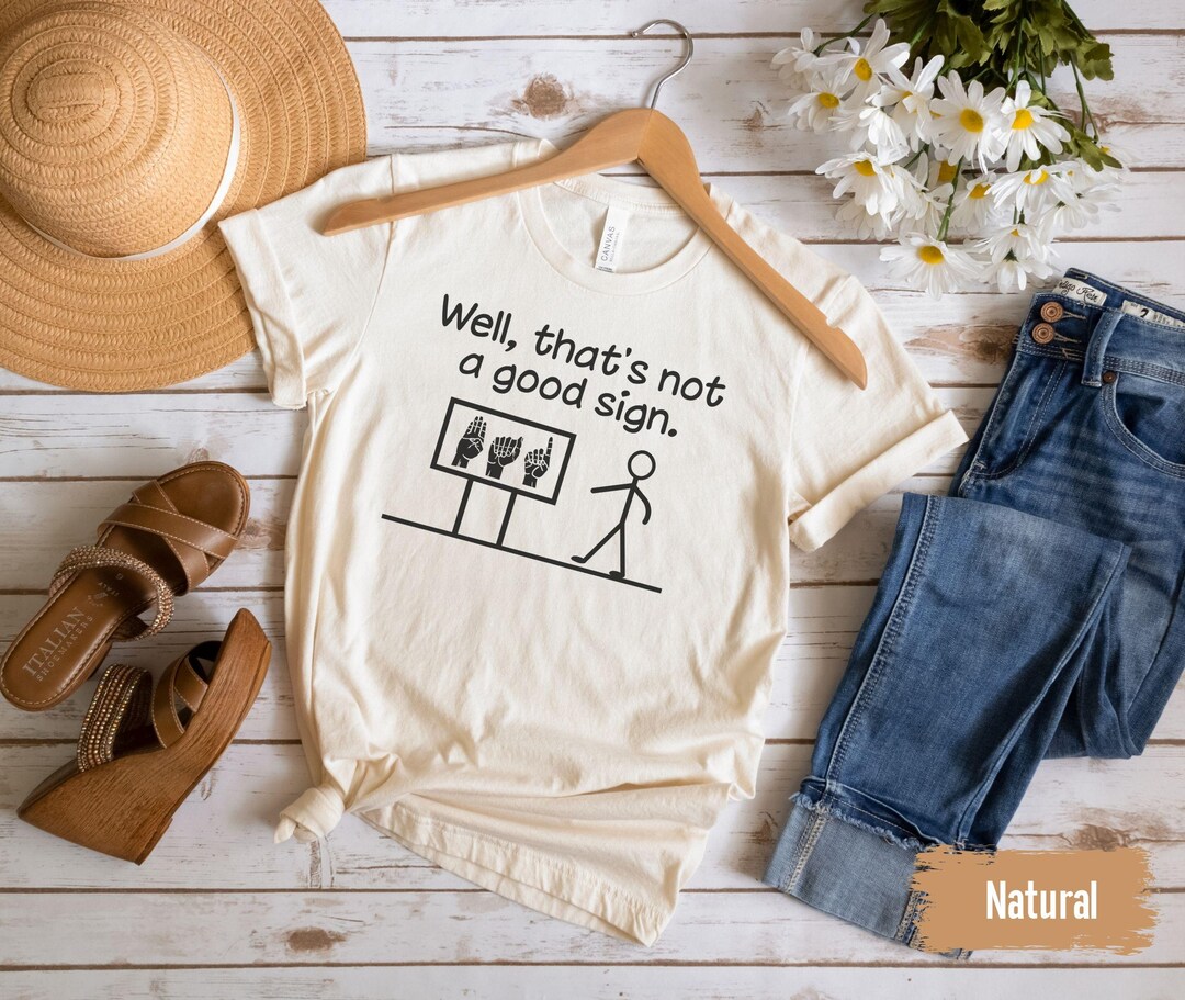 Funny Sign Language Shirt (BAD) Asl Shirt, Deaf Shirt Love Shirt SLP ...