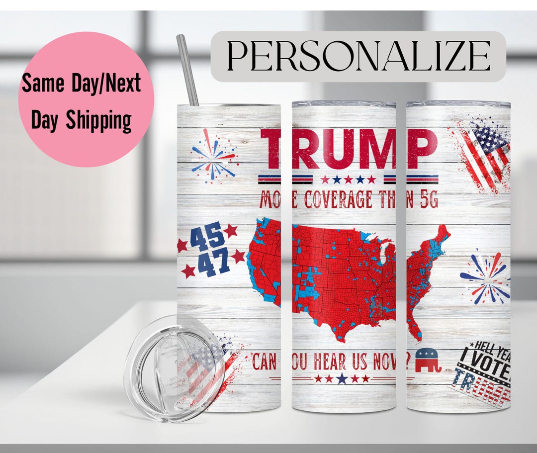 We Won Trump 2024 Tumbler – Donald Trump Cup, 20 Oz Insulated Stainless ...