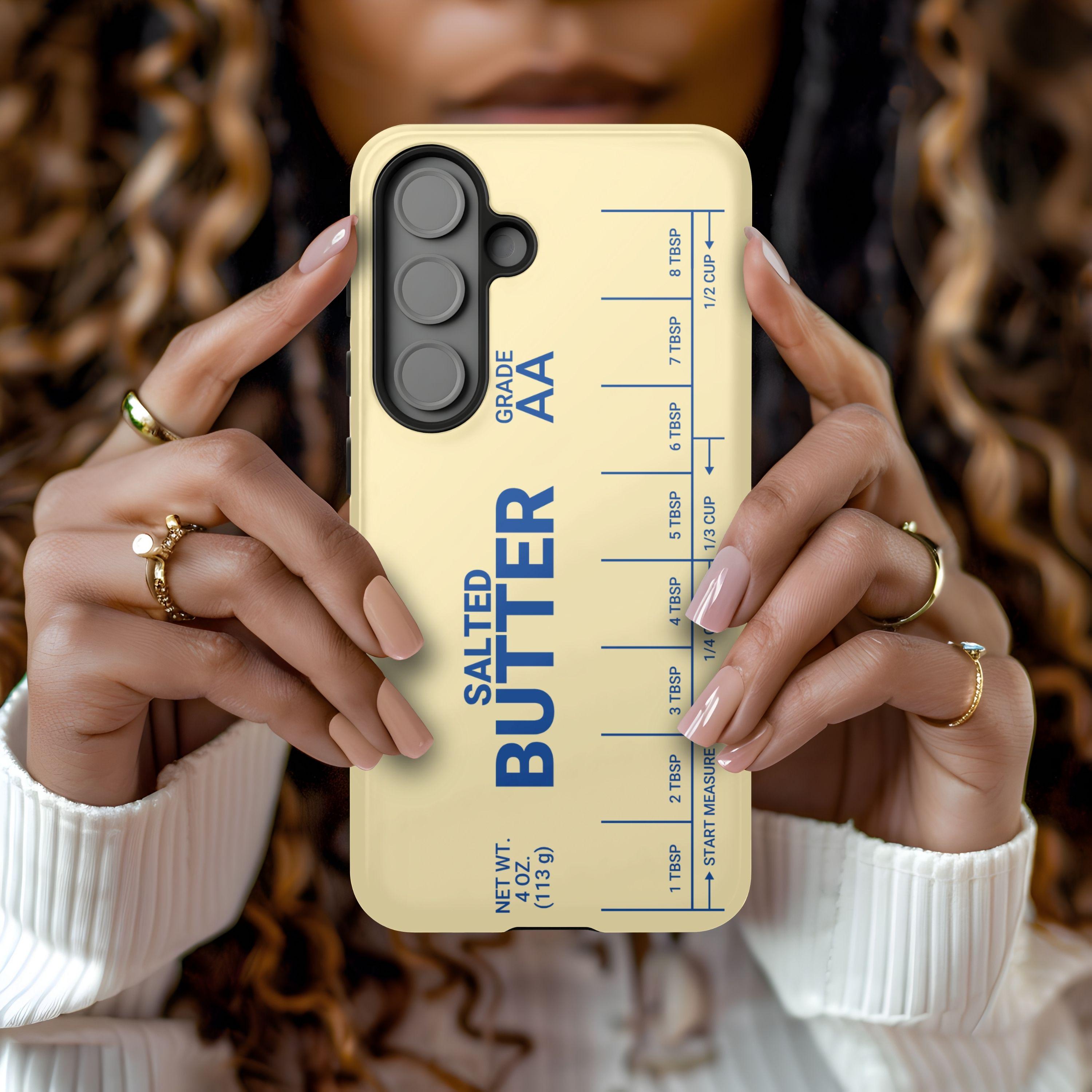 Butter Phone Case, Salted Butter Tough Phone Cover, Protective Case for ...