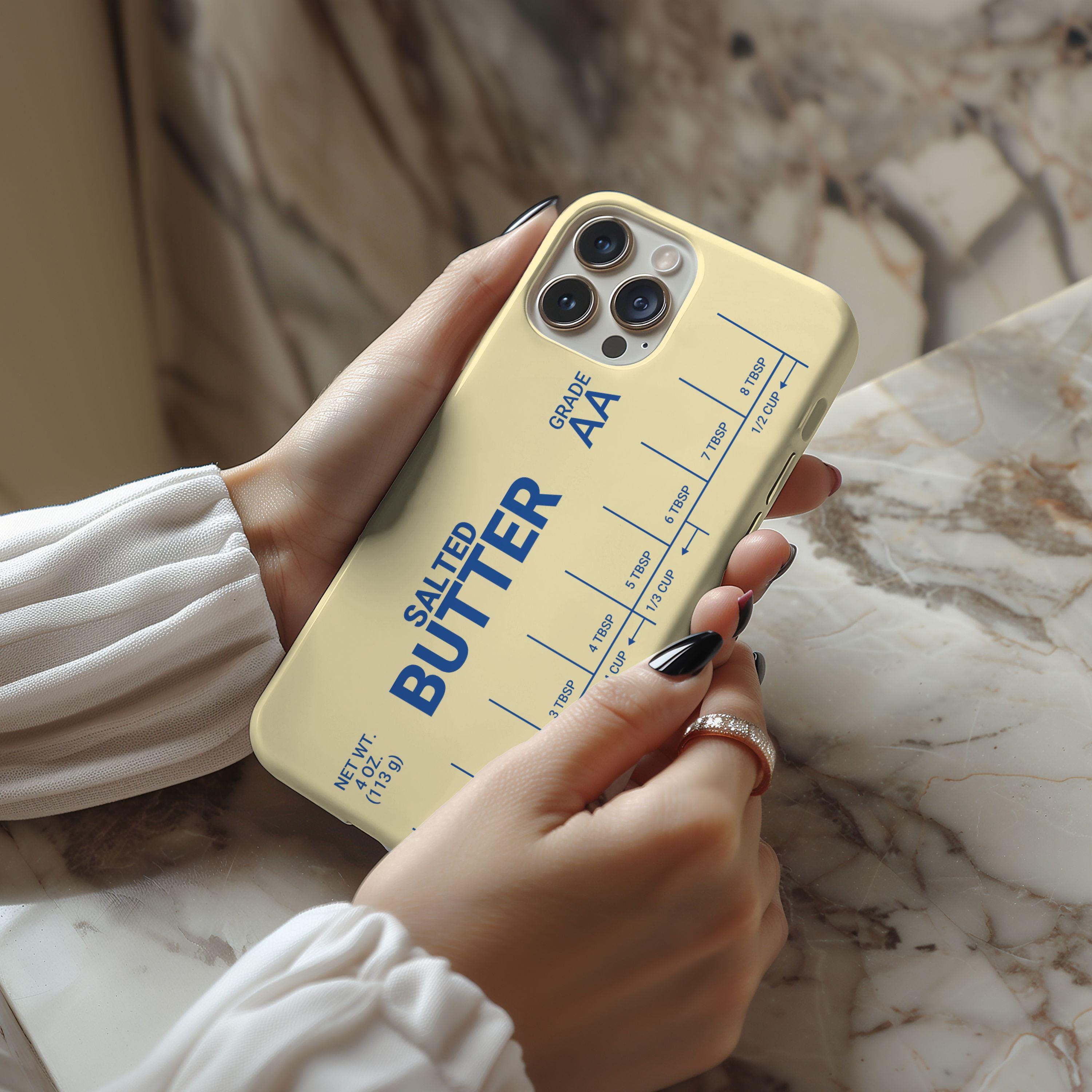Butter Phone Case, Salted Butter Tough Phone Cover, Protective Case for ...