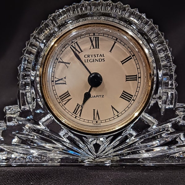 Godinger Legends Crystal Clock - Etsy