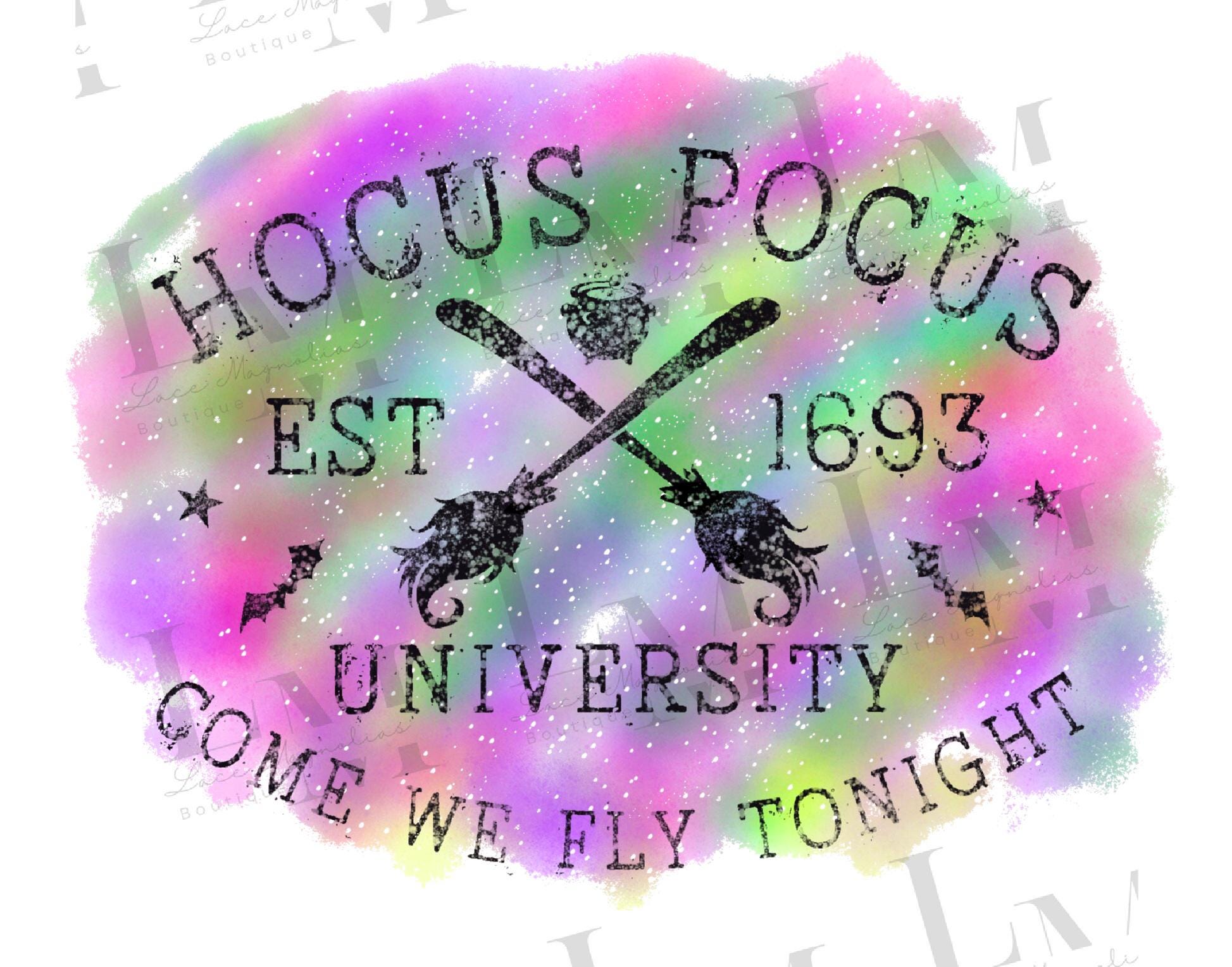 Hocus Pocus University, PNG, Instant Download, Sublimation, Tshirt ...