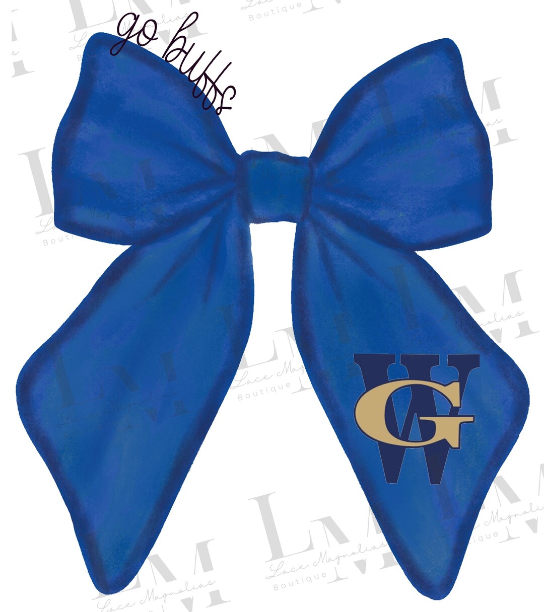 Go Buffs Coquette Bow, Transparent PNG, West Greene, Instant Download ...