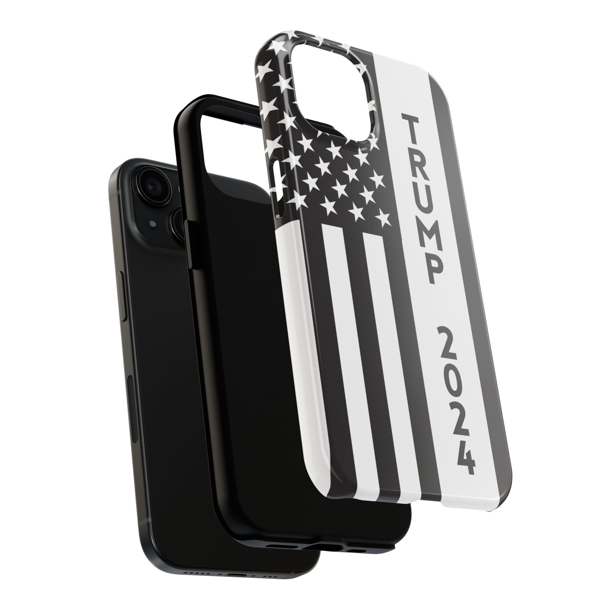 American Flag Trump 2024 iPhone Tough Phone Case, Trump Gift ...