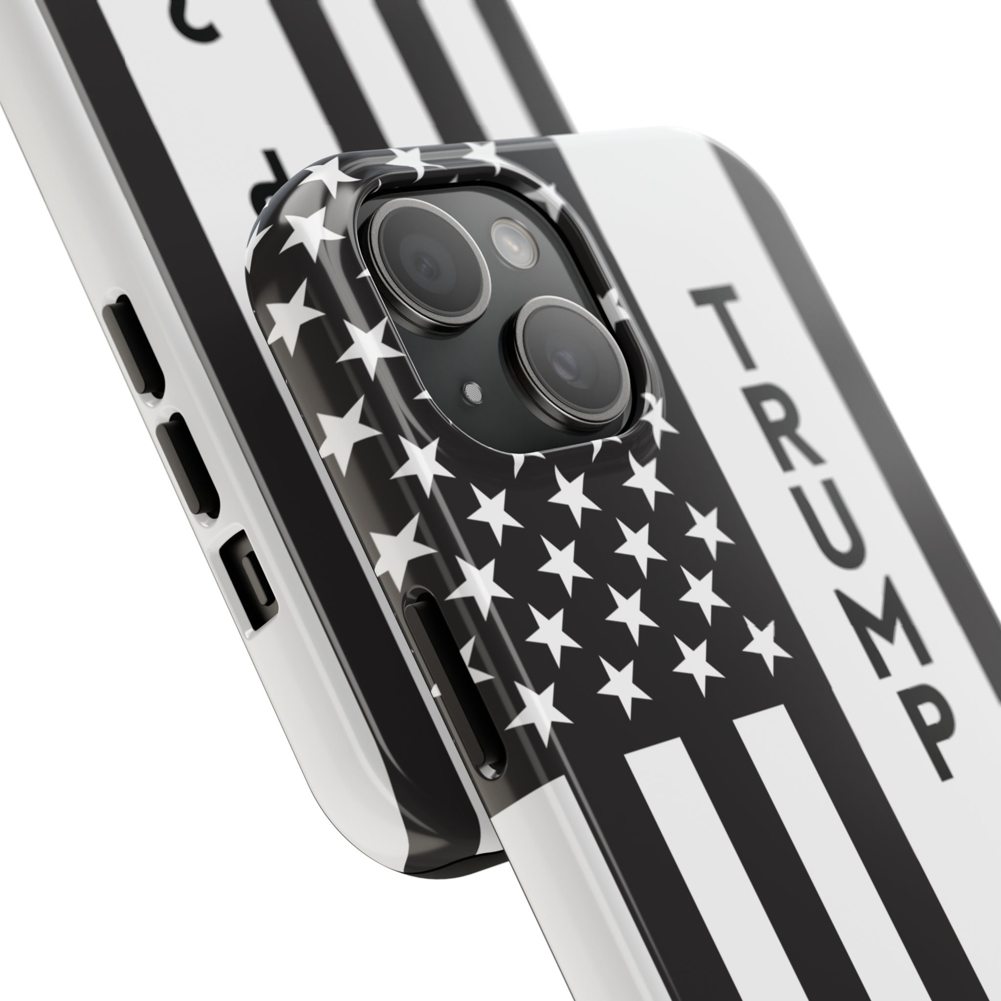 American Flag Trump 2024 iPhone Tough Phone Case, Trump Gift ...