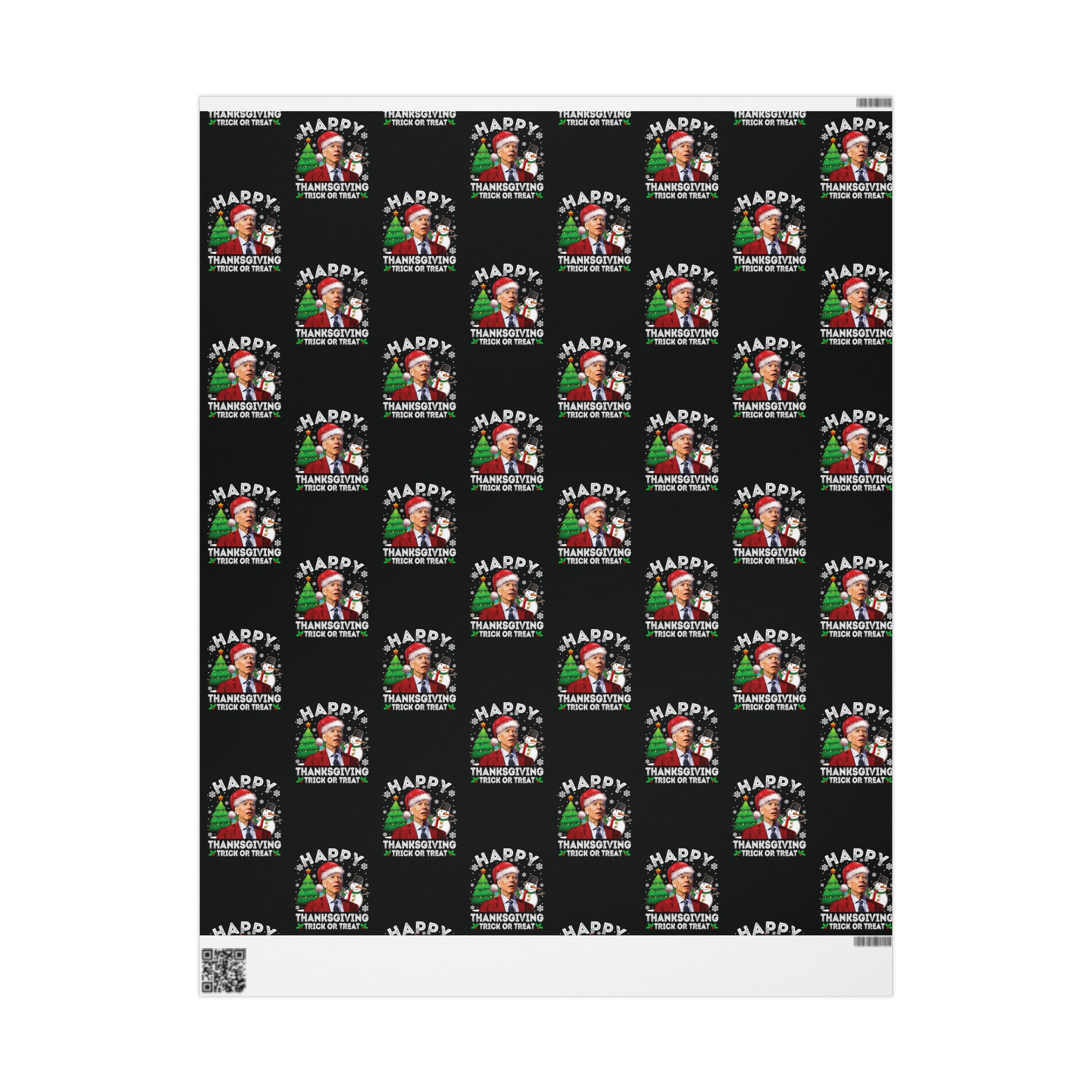 Funny Joe Biden Christmas Wrapping Paper, Joe Biden Christmas Gift Wrap ...