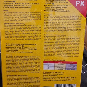 Memorex DVD+R 4x 5 Pk - Etsy